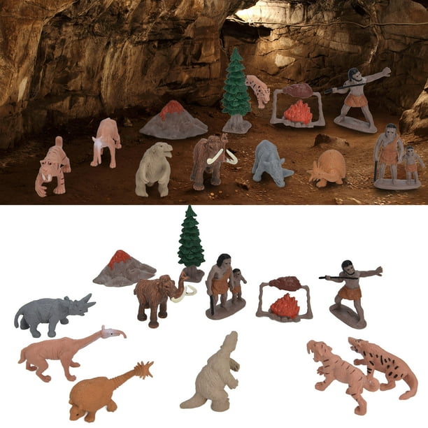 Mini Prehistoric Mammals Animals Toys Set 12 Pieces Animal Figures ...