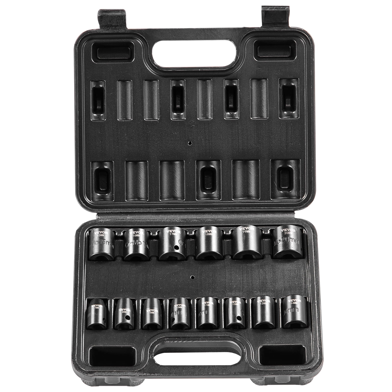 Click here for Vevor Sx38mst1400 Impact Socket Set 14pcs 6-Point... prices