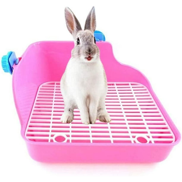 Pet Toilet Litter Box Toilet House Corner Litter Box Rabbit Litter Box ...