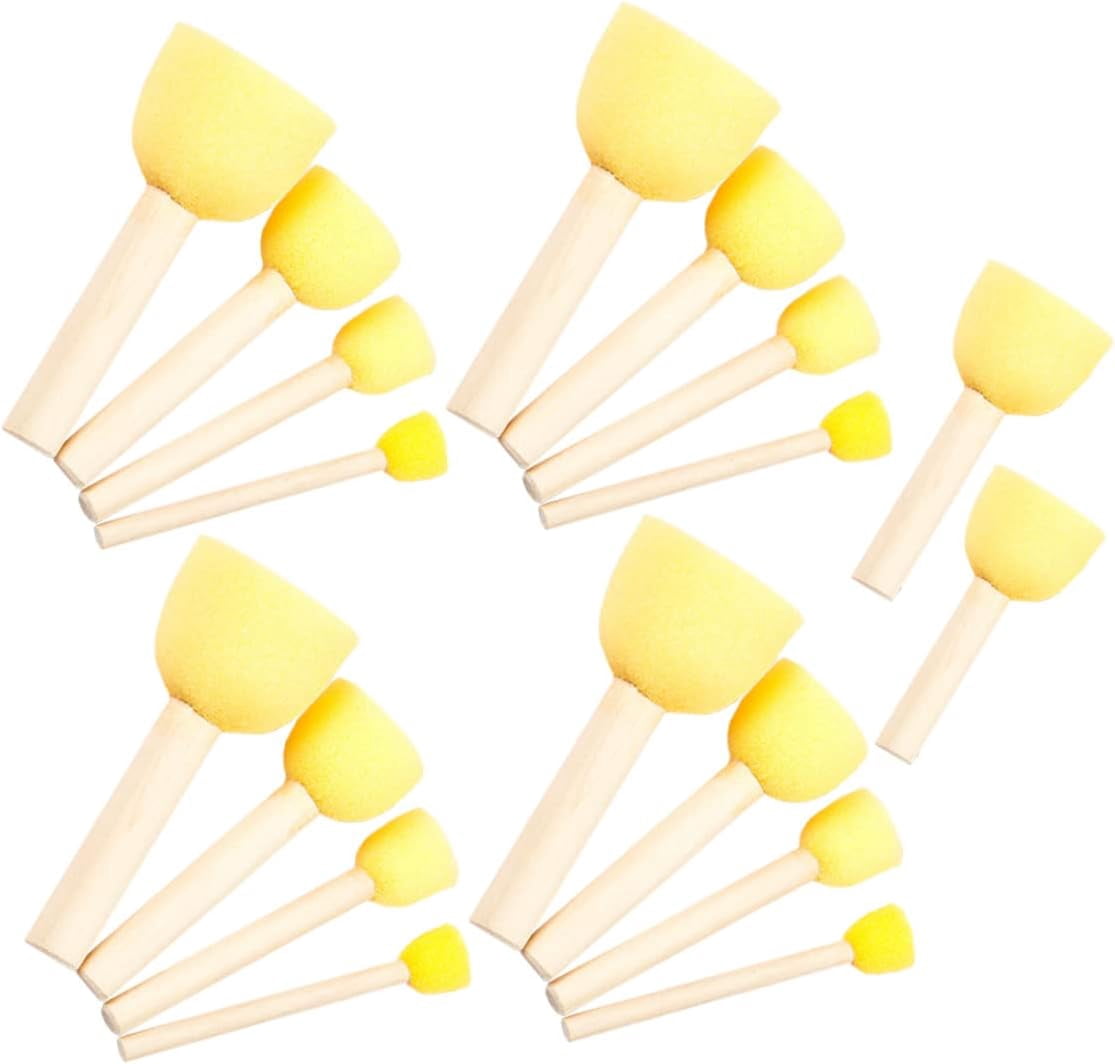 30pcs Sponge Stamp Black Outfit Kids Stamps Stamps for Toddlers Kids ...