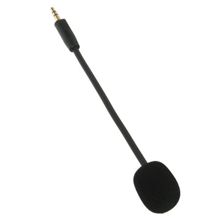 3.5mm Microphone Replacement, Removable Mic Arm Noise Reduction Game ...