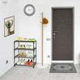 4-Tier Small Shoe Racks, Narrow Shoe Rack for 6-8 Pairs Shoe Storage ...