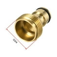 Faucet Tap Adaptor Prevents Leaking Rubber Ring on Brass Hose Pipe ...