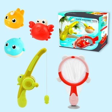 Magnetic Fishing Game Set for Kids (Ages 3-6): 40PCS Floating Fish Toy ...