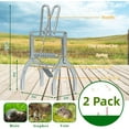 2 Pack Mole Trap, Mole Traps That Kill Best,Mole Killer Easy to Set, Reusable Mole Traps for ...