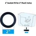 Universal Toilet Tank To Bowl Gaskets with 3 Sets Brass Hardware Kits ...