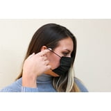 Equate Earloop Disposable Face Masks, Black, 25 Count HSA/FSA Eligible ...
