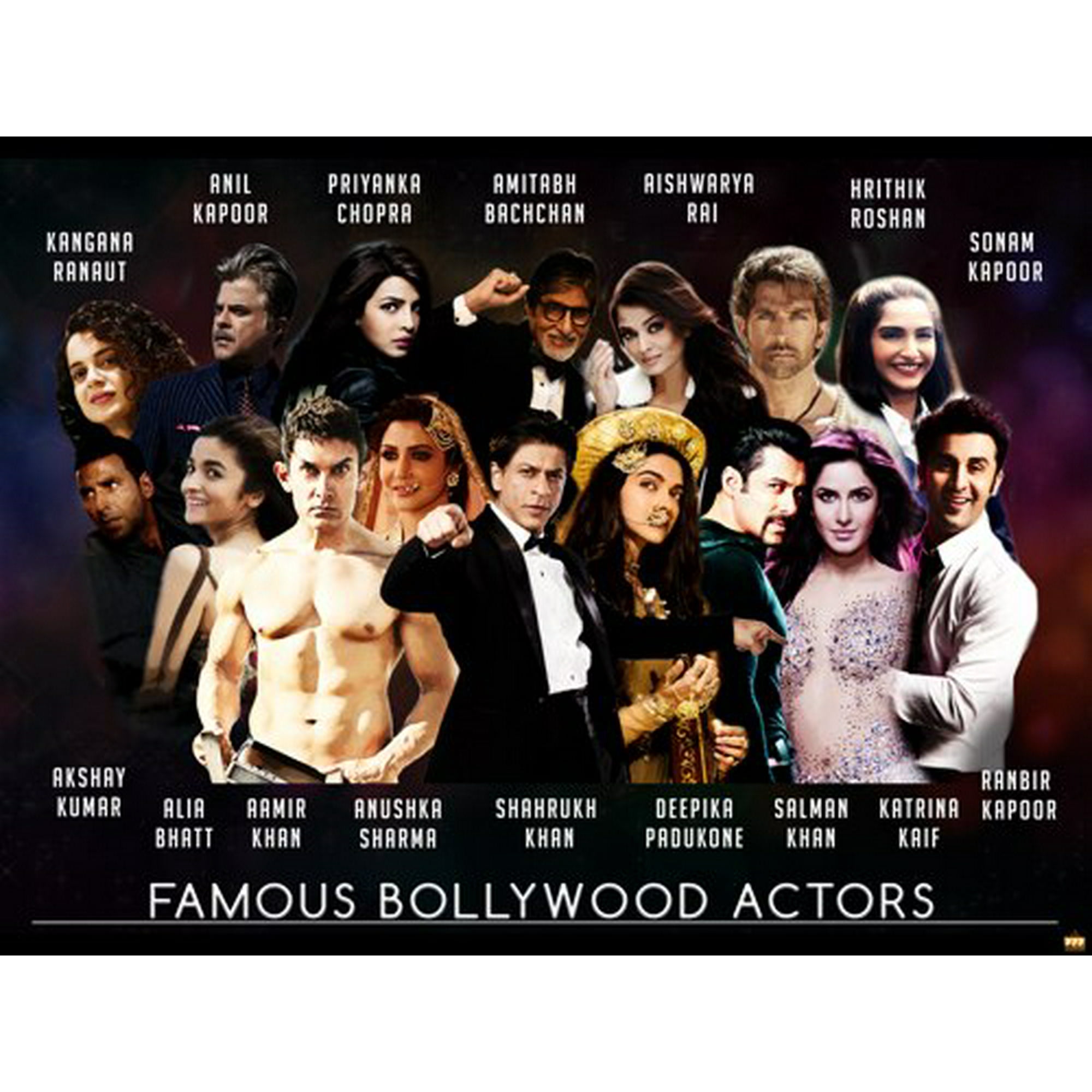 Bollywood Collage Posters