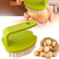 BIZHUA Potato Vegetable Cleaning Brush, Soft Bristle Fruit Scrubber for ...