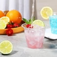 100 Pack 9 oz Clear Plastic Cups, Disposable Sturdy Food Safe Cups for ...