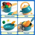 JoyStone 46Pcs Play Kitchen Cookware Set for Kids, Light and Sound ...