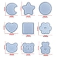 36pcs Animals Quicksand Silicone Molds Epoxy Resin Casting Mold DIY ...