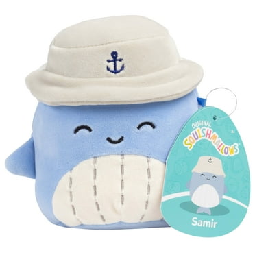 Squishmallows 16 Samir Blue Whale Plush with Hat for Kids - Walmart ...
