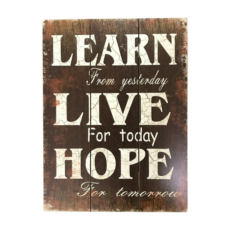 Yesterday Today And Tomorrow Sign