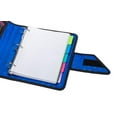 Case It 2" Open Tab O-Ring Velcro Binder with 5-Subject Expanding File ...