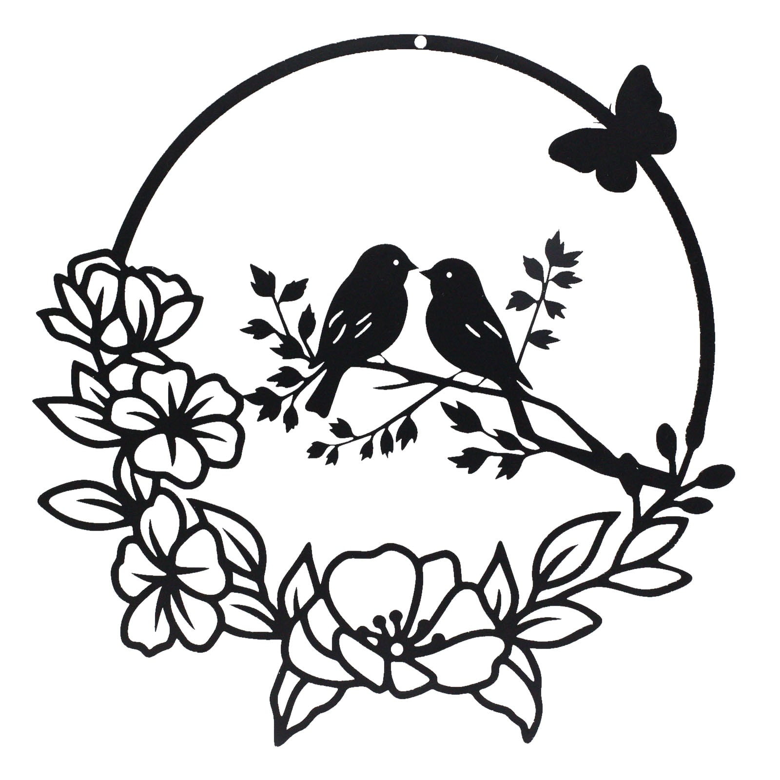 Click here for Wifklsiipg Metal Wall Art Bird Bird On A Tree Bran... prices