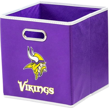 Franklin Sports NFL Minnesota Vikings Collapsible Storage Bin - NFL ...