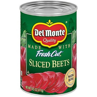 Del Monte Sliced Beets, 14.5oz Can, Pack of 6, Vegetable Slices ...