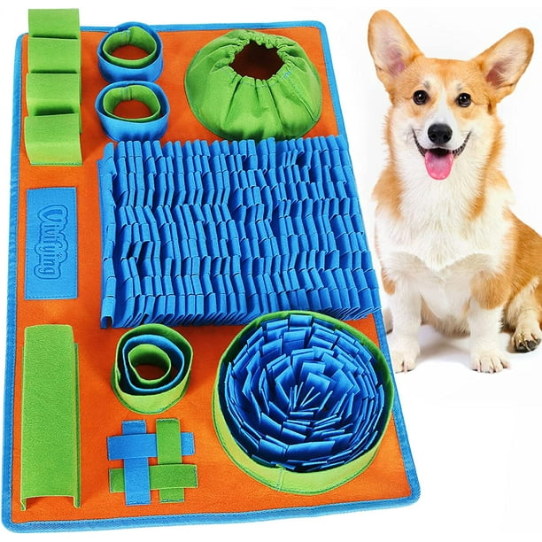 Vivifying Snuffle Mat for Dogs, 26 x 16.5 Inches Dog Interactive ...