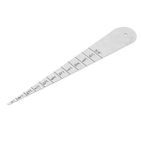 Stainless Steel Gauge Feeler Ruler, Flange Ruler Inner Diameter Gauge ...