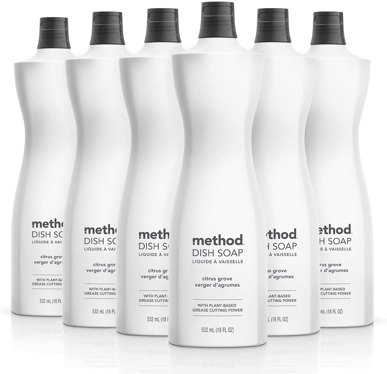 Method Dish Soap Liquid, Plant-Based Dishwashing Liquid that Cuts ...