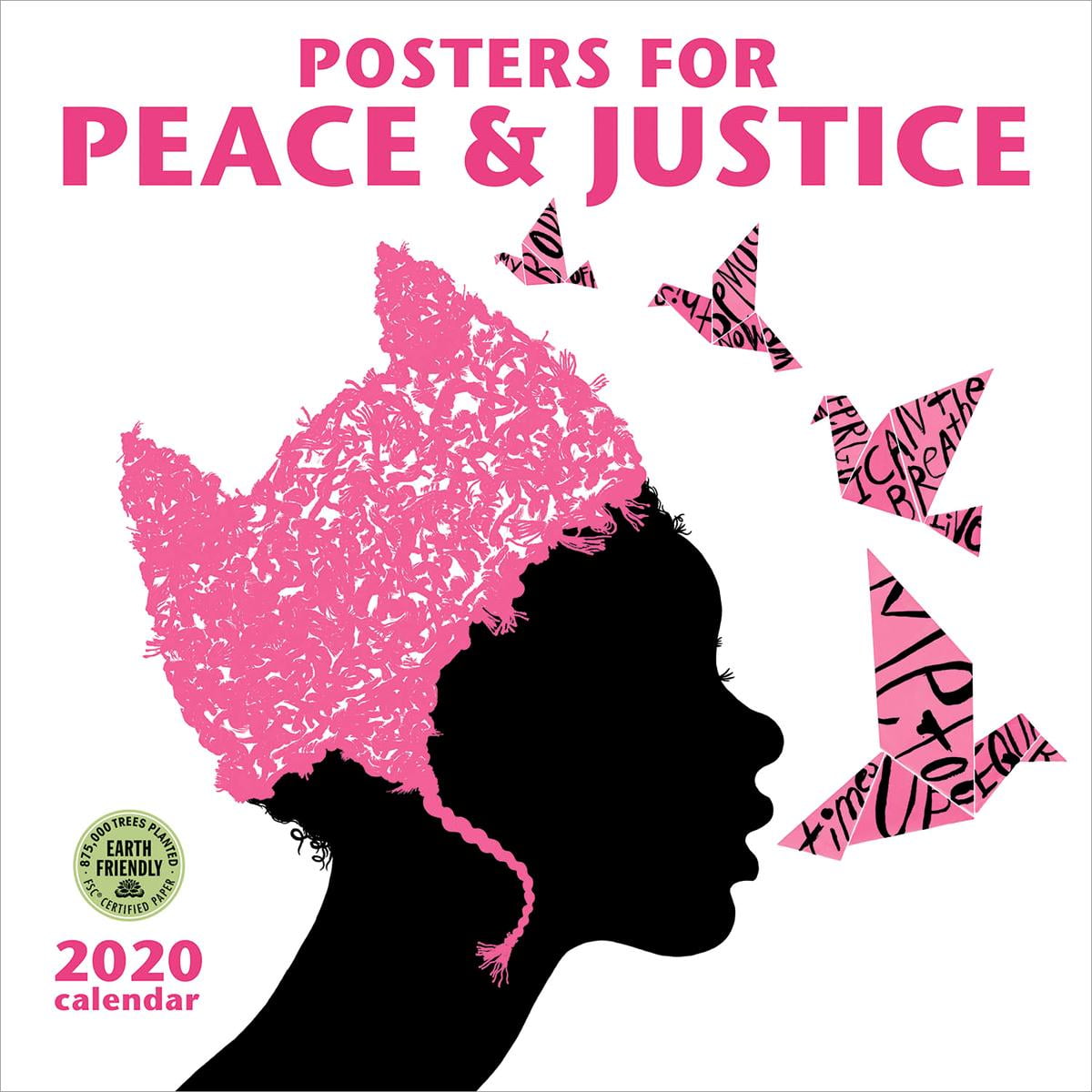 Posters for Peace & Justice 2020 Wall Calendar (Other) - Walmart.com