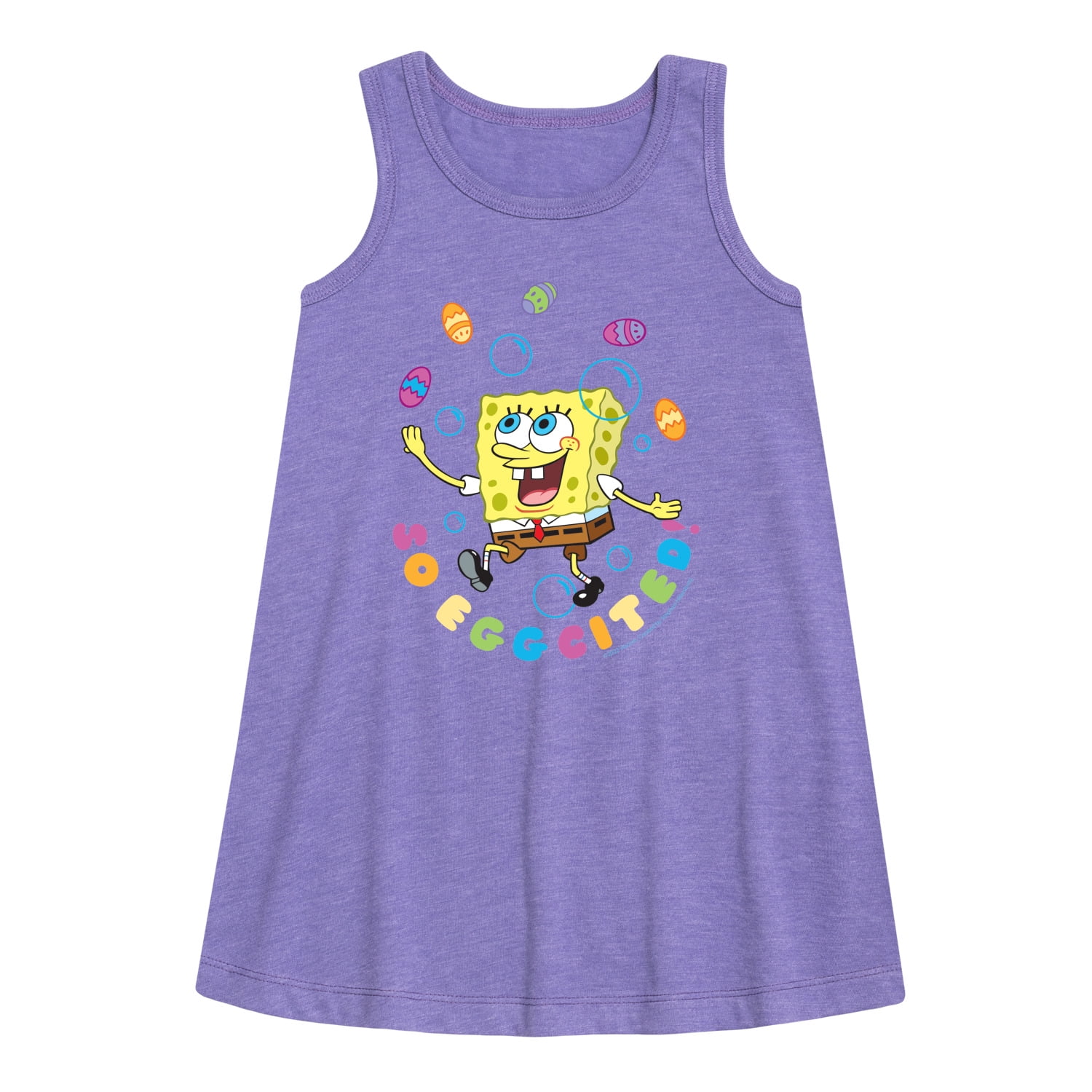 SpongeBob Squarepants - So Eggcited - Toddler and Youth Girls A-line ...