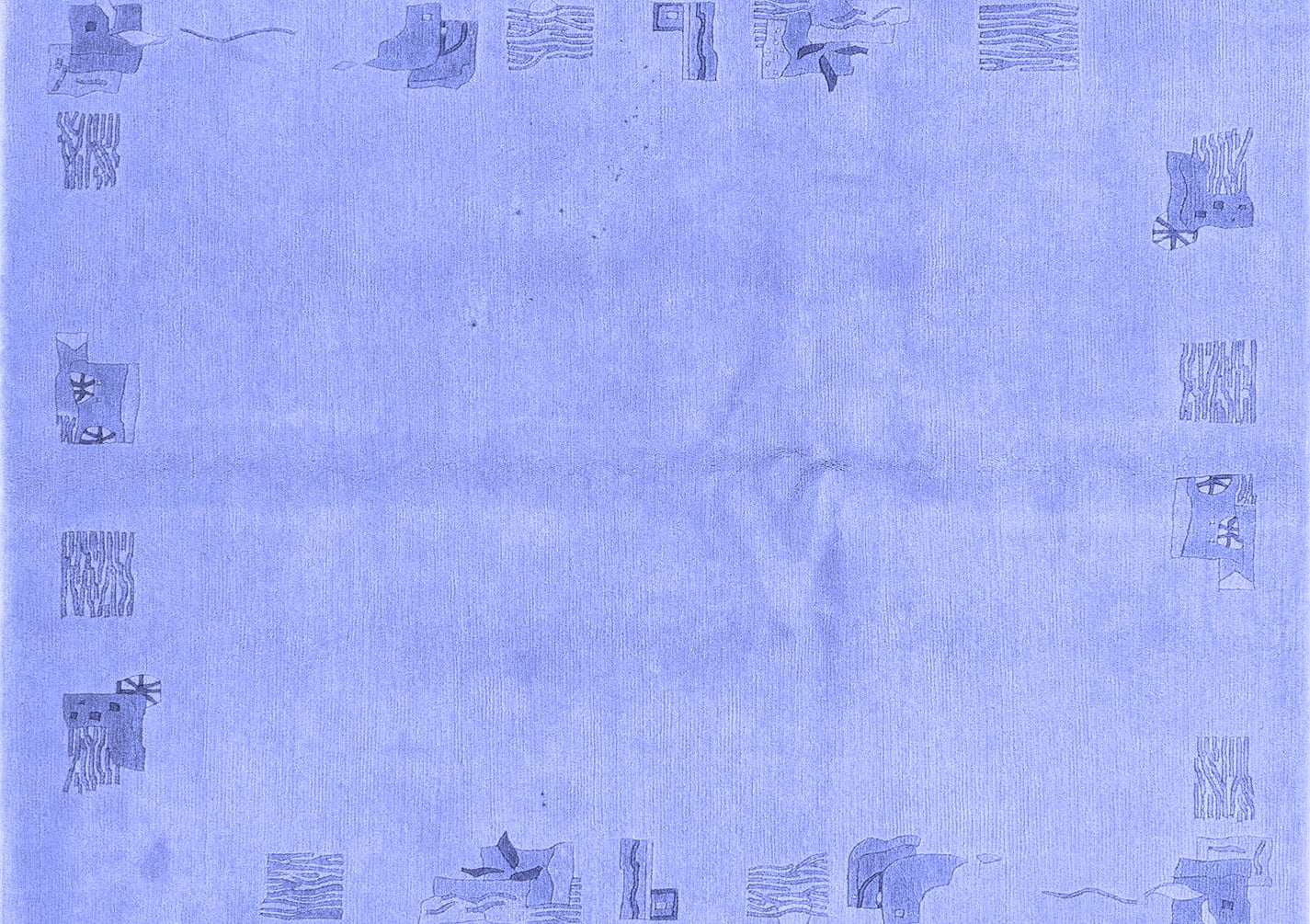 Ahgly Company Machine Washable Indoor Rectangle Abstract Blue Modern ...