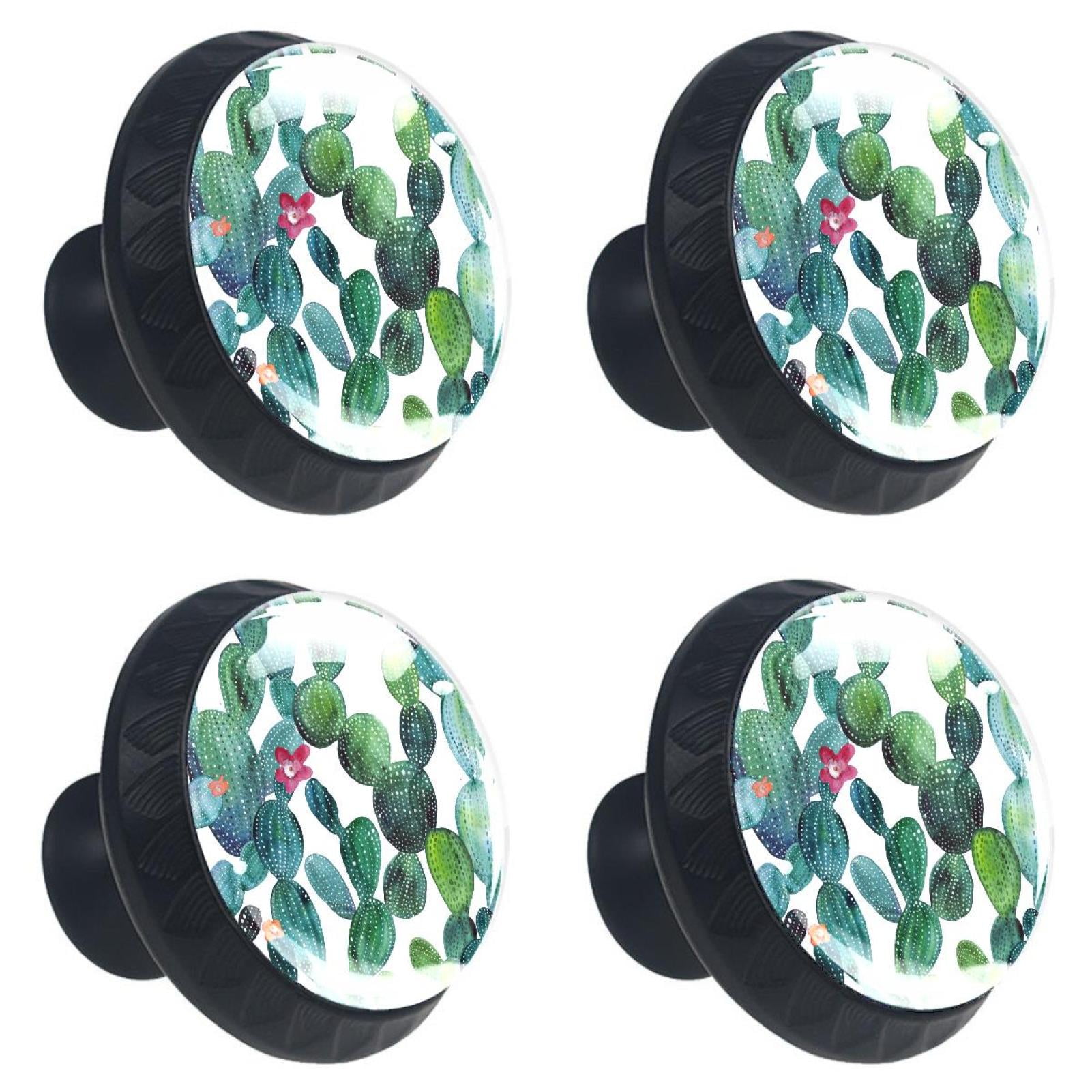 4 Pcs Cactus Knobs for Kitchen Cabinet Cupboard Dresser Bookcase Drawer ...