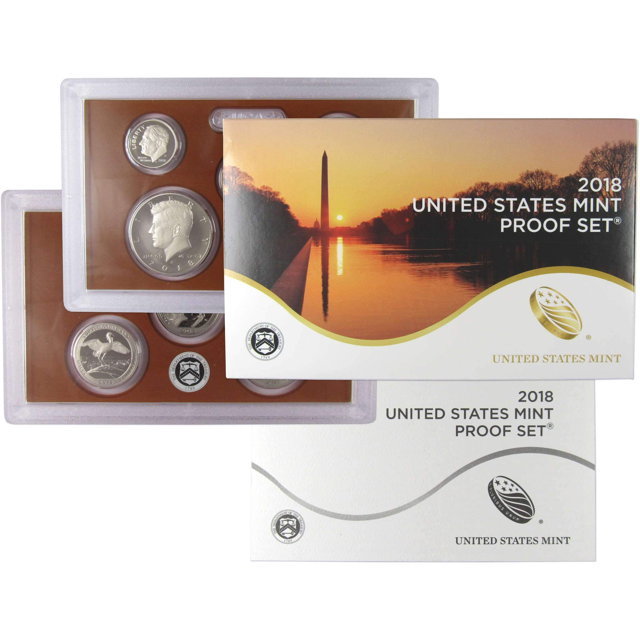 2018 Clad Proof Set U.S. Mint Original Government Packaging OGP COA ...