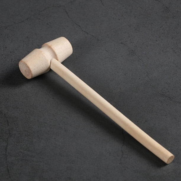 Mini martillo de madera para abrir la corteza de pastel de chocolate ...