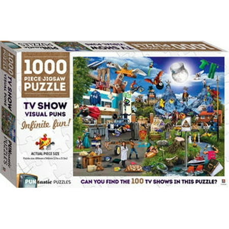 TV Show Visual Puns: 1000 Piece Jigsaw Puzzle (Puntastic Puzzles ...
