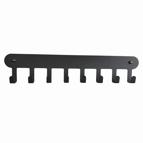 Wall-Mounted Wooden Storage Rack with 5 Key Hooks - Walmart.com