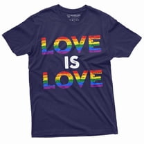 Love Is Love Lgbtq T-Shirt Gay Lesbian Unisex Mens Womens Tee Pride ...