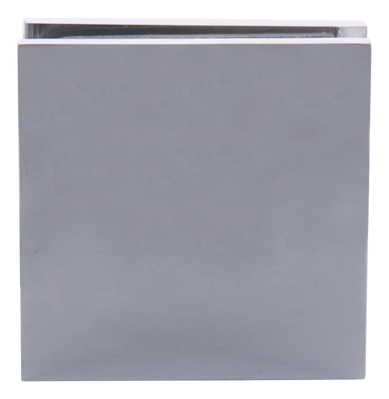 CRL SCU4CH Polished Chrome Square Style Hole-in-Glass Fixed Panel U ...