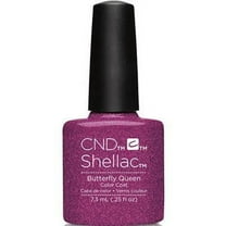 CND Shellac UV Cure Gel Polish, Butterfly Queen, Chip Resistant, 0.25 ...