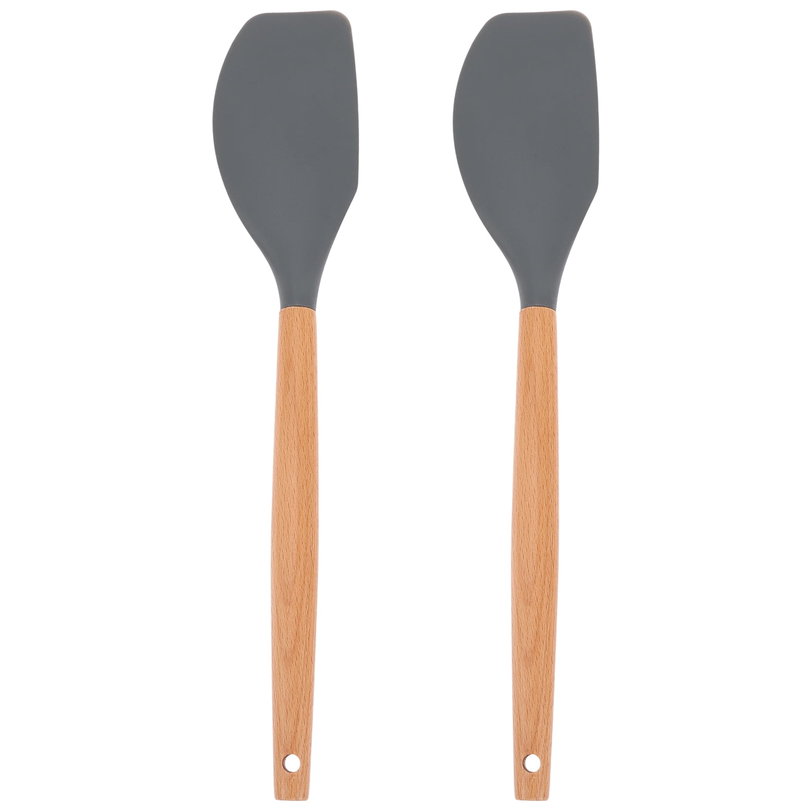 Click here for Homemaxs 2pcs Wood Handle Silicone Spatula Portabl... prices