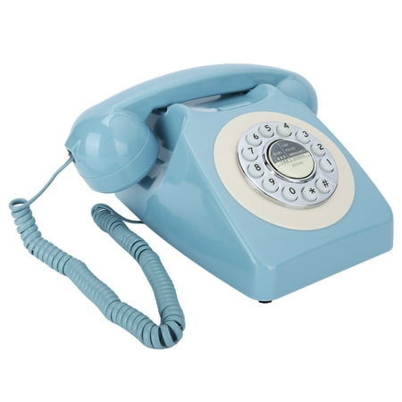 FLAMEEN Corded Phone,Single Line Telephone,CT‑N8019 Push Rotary Dial ...