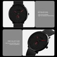 Resicozy Watches for Men with Mesh Strap Easy Dial Sport Casual Quartz ...