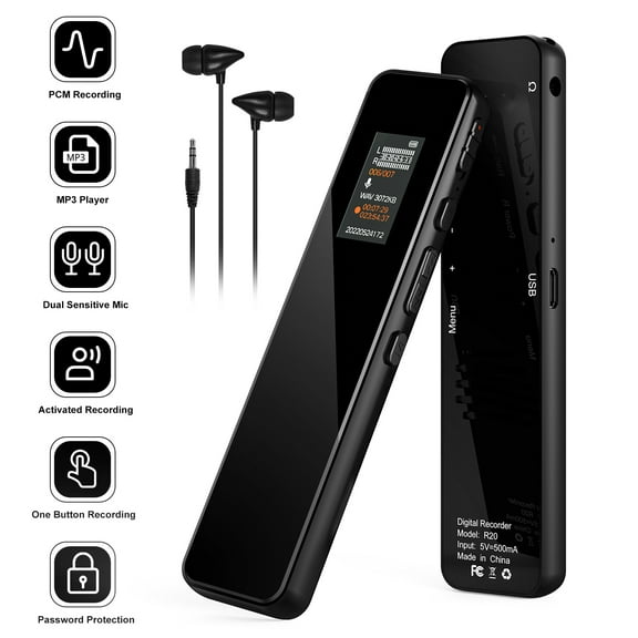 RecorderGear PR200 Bluetooth Call & Voice Recording Device for iPhone ...