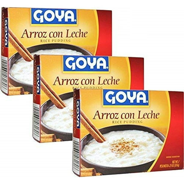 Pack of 3 Goya Arroz Con Leche - Rice Pudding 4.25 oz Each - Walmart ...