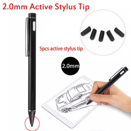 2.0mm Tip Active Drawing Stylus Pen For iPad For Samsung Capacitive ...