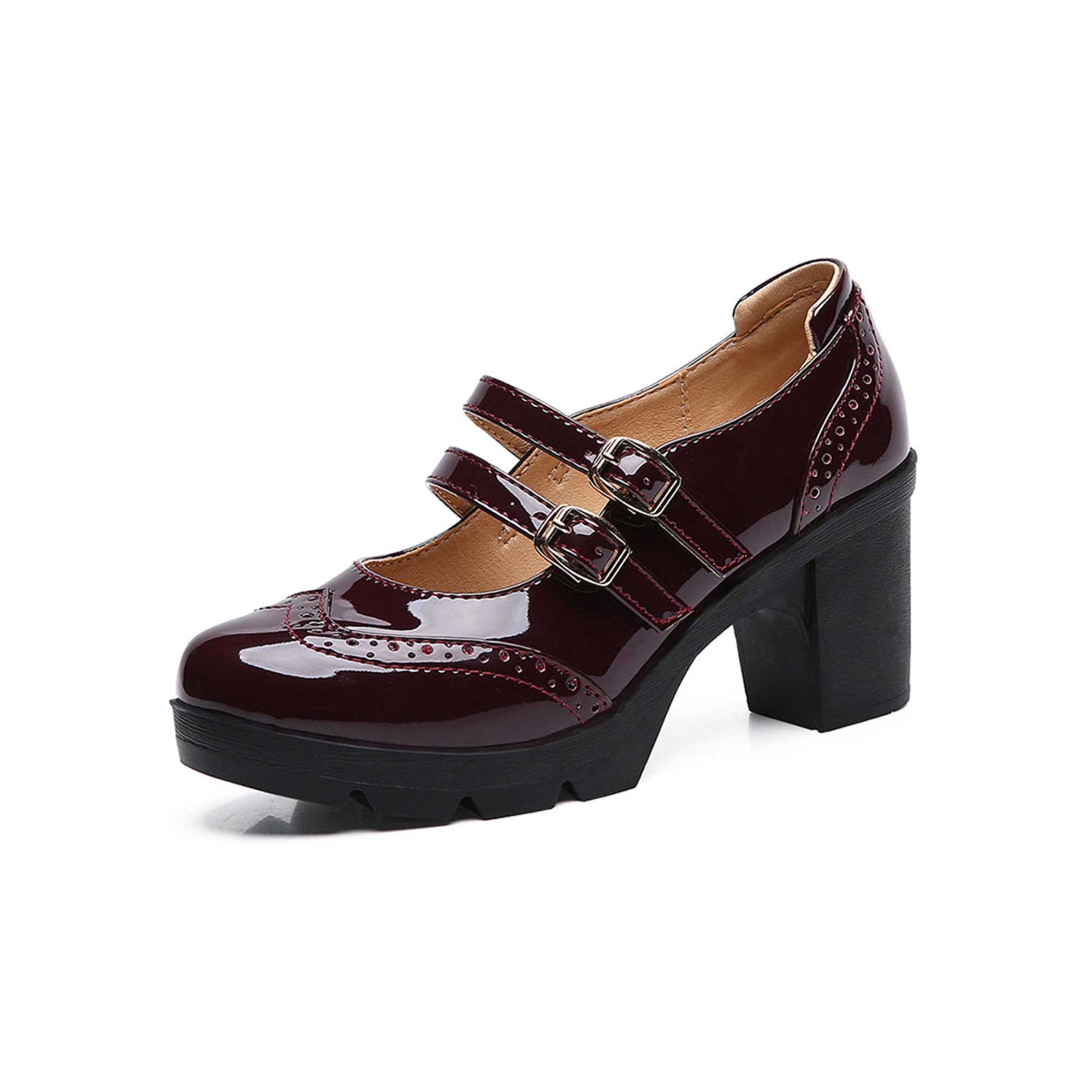 Click here for Woobling Women Dress Pumps Shoes Chunky Block Heel... prices