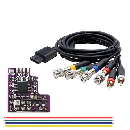 Hispeedido N64 Rgb Mod For N64 Ntsc Consoles Rgb Mod Kit For Nintendo ...