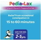Fleet Pedia-Lax Liquid Glycerin Suppositories, 6 ct - Walmart.com