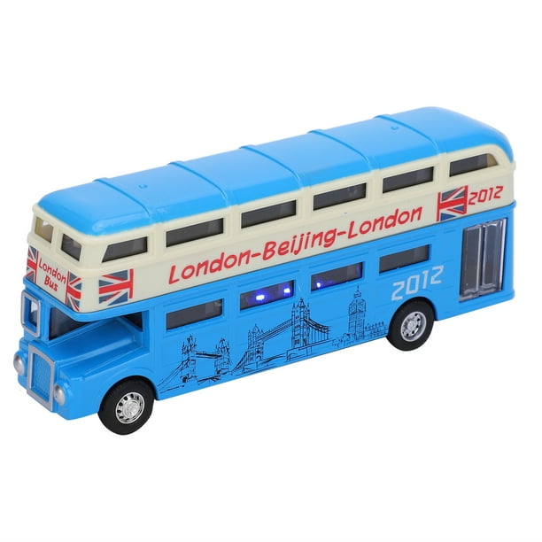 Boy Bus Toy,1:90 Children Double Layer Electric Bus Toy Bus Toywith ...