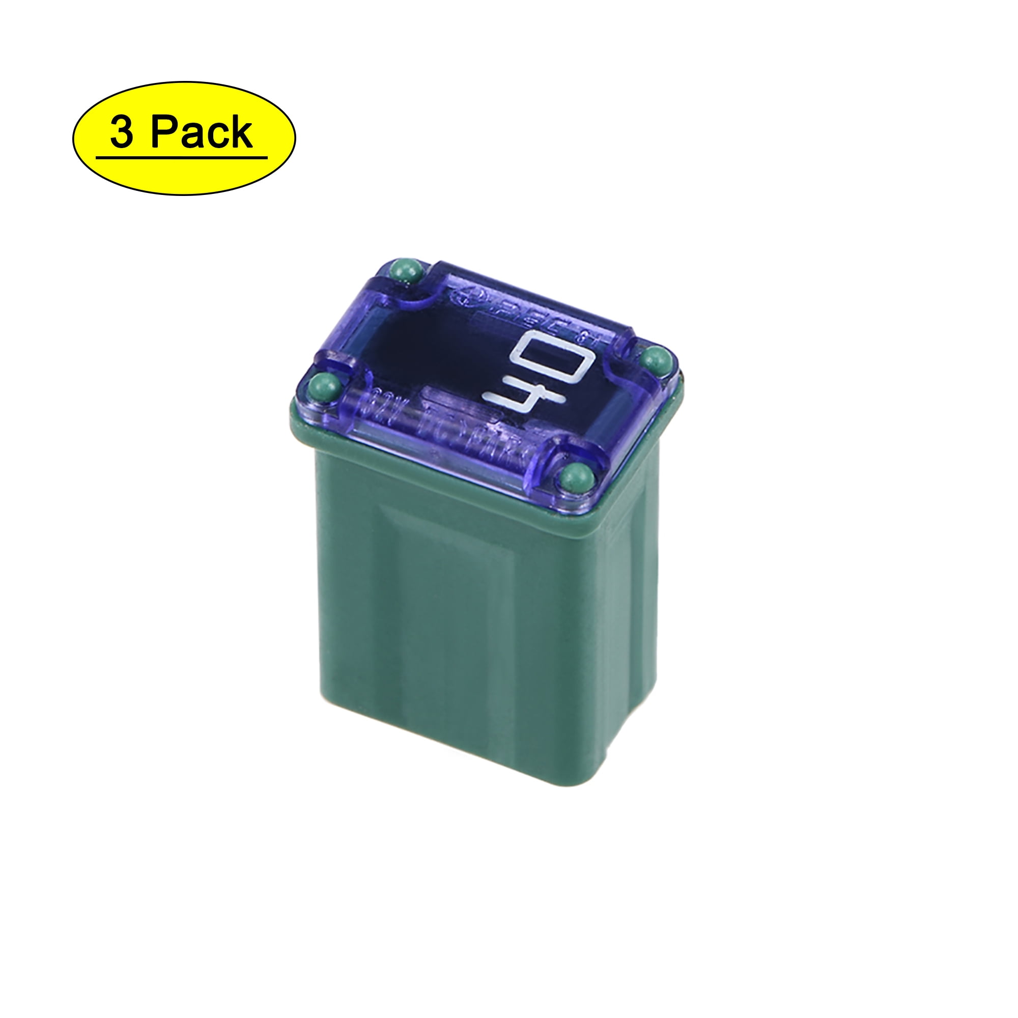 Uxcell 32V 40A Automotive Mini Cartridge Fuse Female Terminal Plastic ...