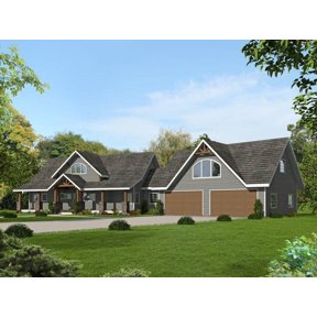 001-3369: Northwest Ranch 3 Bed, 2 Bath Luxury Home Plan, 2732 Sq Ft ...