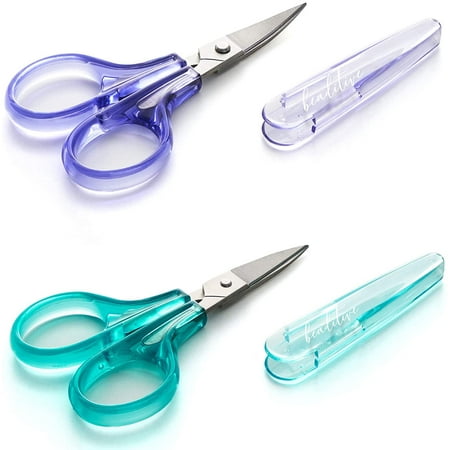 Detail Craft Scissors Set (2 Pc.) Curved and Straight, Sharp, Compact ...