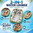 3-in-1 Inflatable Pool Lounge Chair for Adults, U-Shaped Water Sofa ...